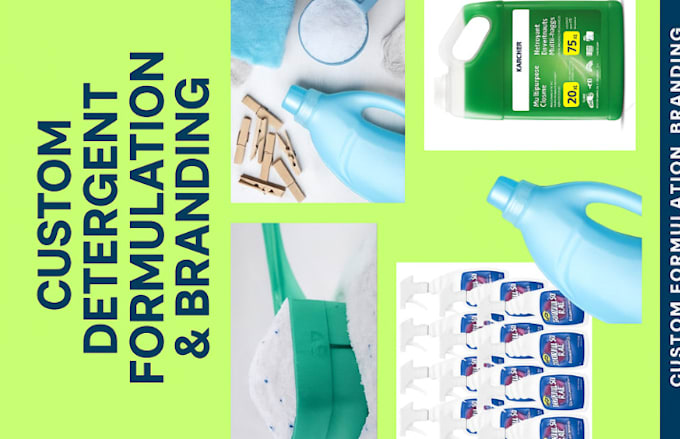 Create professional detergent formulation branding and labeling for ...