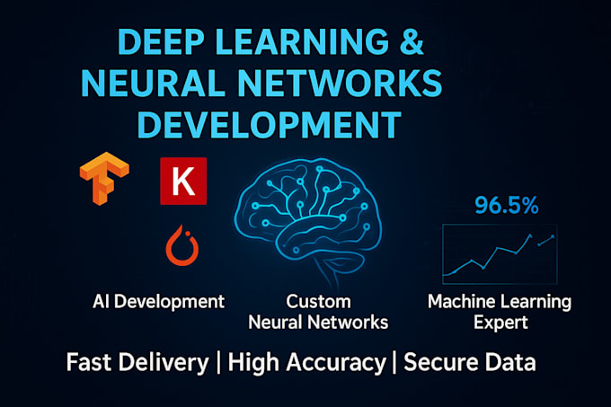 Develop custom tensorflow keras pytorch deep learning neural networks ...