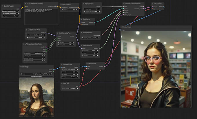 Do comfyui stable diffusion comfyui workflow ai image comfy ui and workflows by Zara_pathan | Fiverr