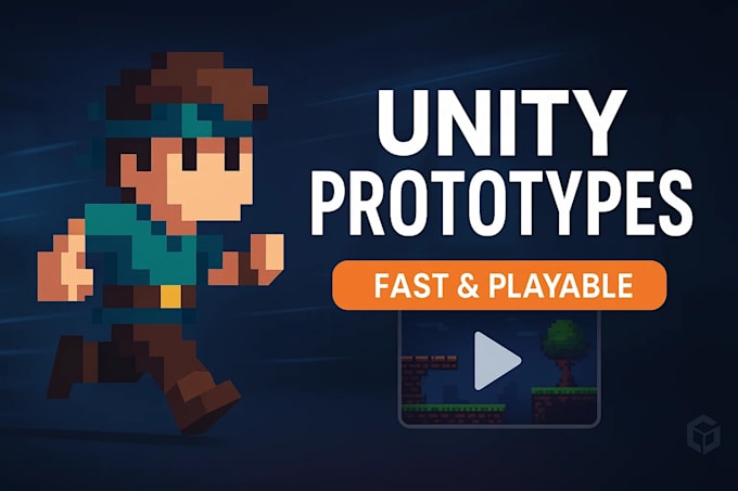 Build unity 2d game prototypes ideas to playable demos by Alicecattovt | Fiverr