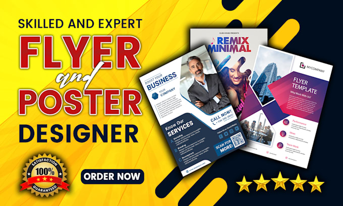 Be your skilled and expert poster, social media and flyer designer by ...