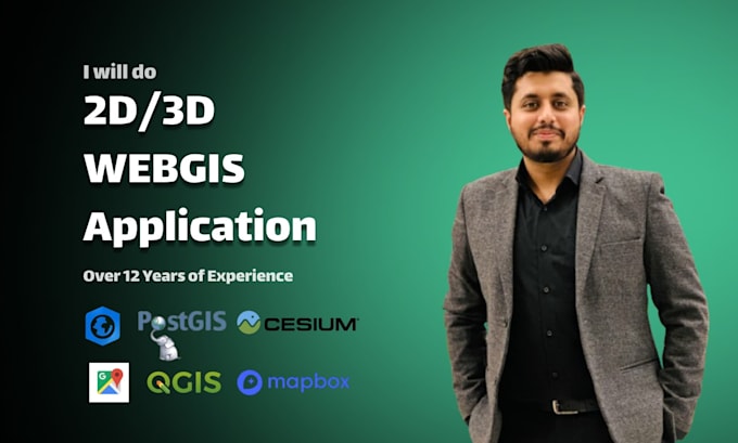 Create custom web gis applications using cesium, arcgis and mapbox by Raoumairwaheed | Fiverr