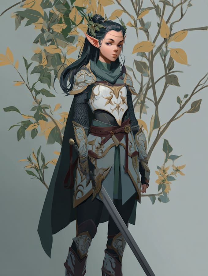 Dnd character art and dnd character art by Moiragranger | Fiverr