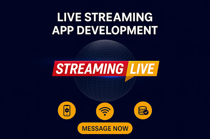 Develop live streaming website video streaming app music streaming app ...