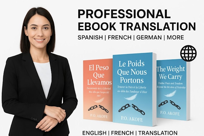 Professionally translate your ebook into spanish, french and german for ...