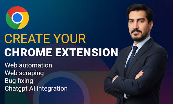 Develop a custom chrome extension, ai automation chrome extension by Ayoub_sahraoui | Fiverr