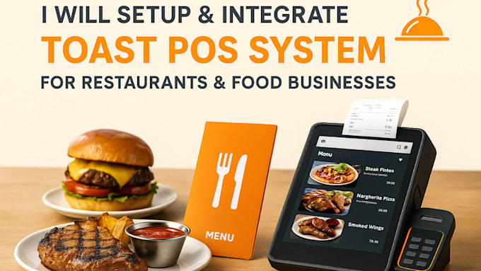Setup and integrate toast, square, clover, lightspeed pos system for ...