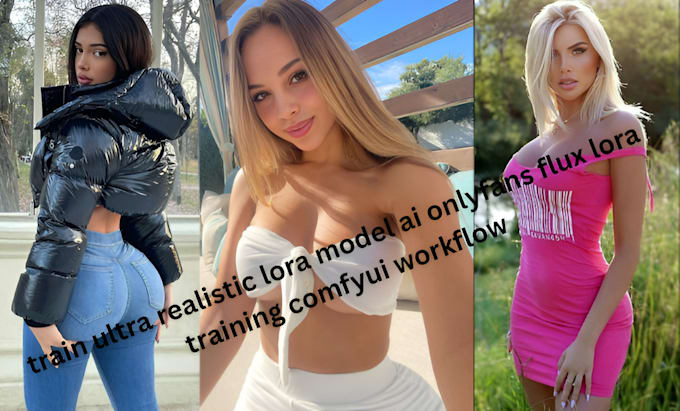 Train ultra realistic lora model ai onlyfans flux lora training comfyui workflow by Rajscenia ...