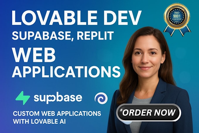 Build lovable ai web application with supabase backend stripe integration by Kolaphillx | Fiverr