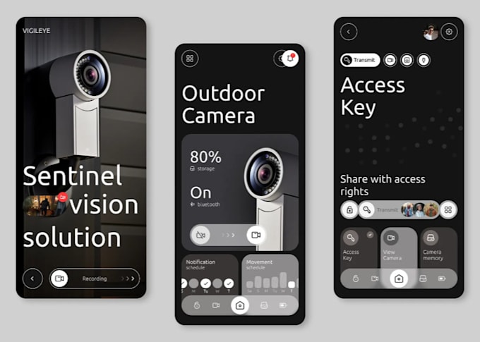 Develop ai cctv camera app, cctv installation app, ip camera, detection ...