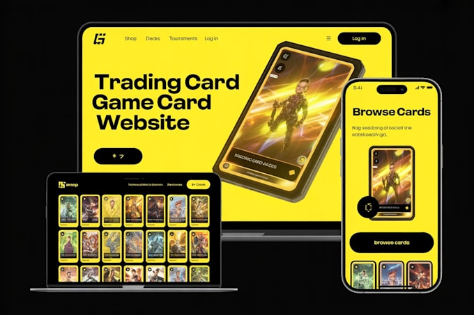 Build trading card shopify store pokemon website trading card website ...
