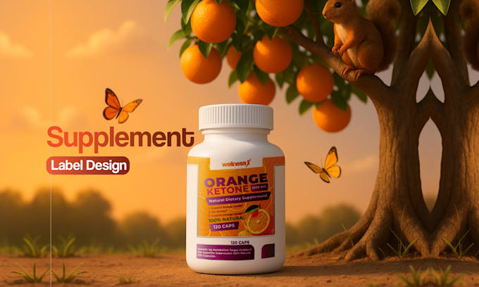 Create supplement label design by Afaq0109 | Fiverr