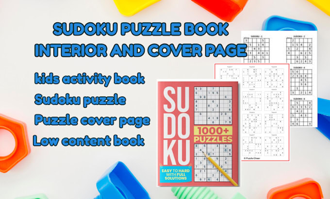 Create sudoku puzzle book sudoku kid activity book sudoku low content ...