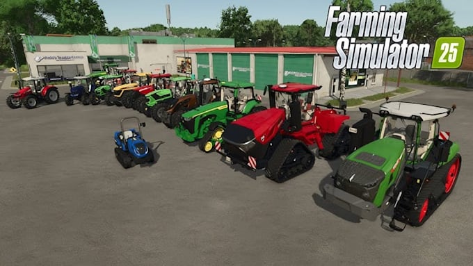 Model farming simulator, excavator, tractor pbr texture, 3d solid work ...