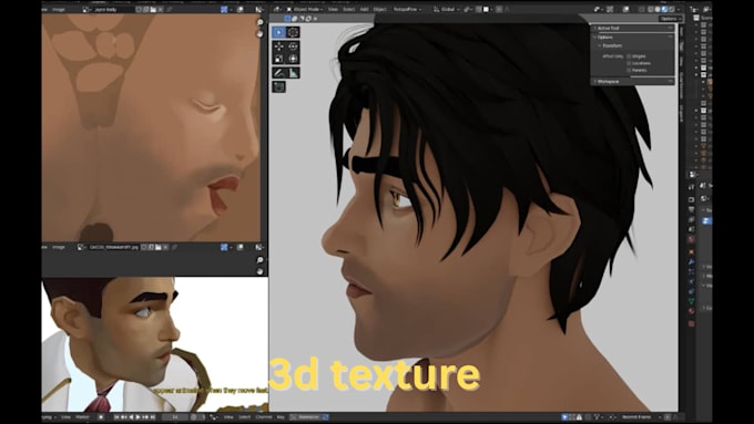 Do 3d texture, animation low poly, retopology, uv mapping by Wilson939 | Fiverr