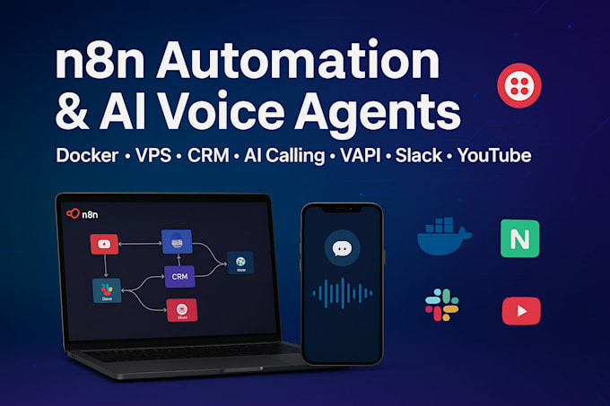 Setup n8n automation n8n docker rag ai agents ai sales bot nginx crm ...