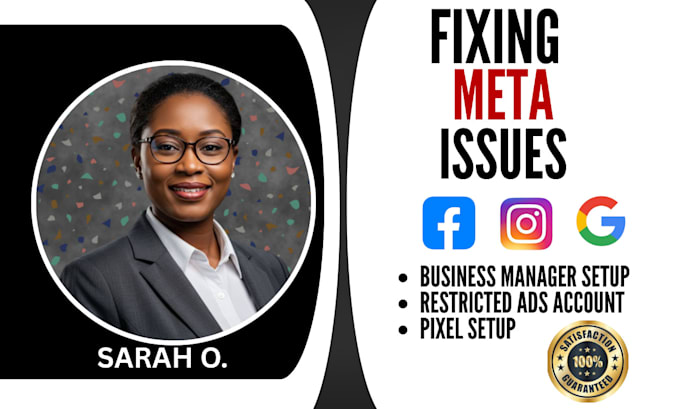 Run your facebook meta ads campaign and fix meta business by Sarahpr01 ...