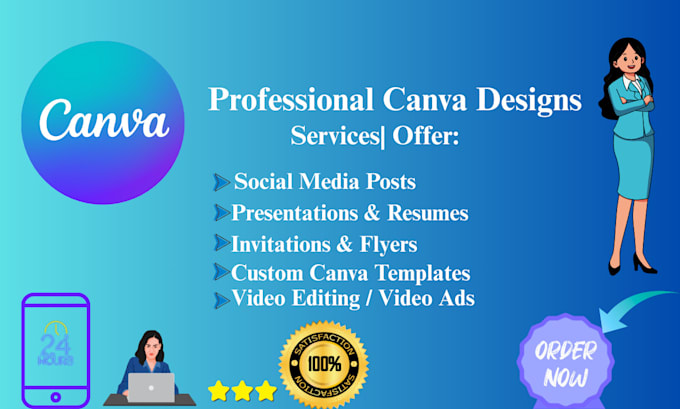 Design professional canva templates and social media posts by ...