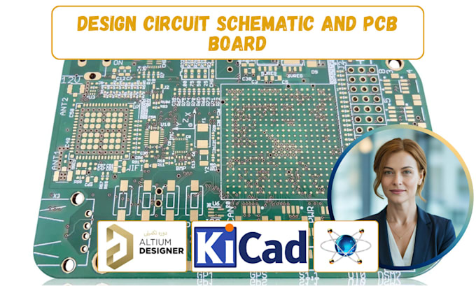 Design circuit schematics, pcb boards in kicad altium and proteus by Nataliekayla | Fiverr