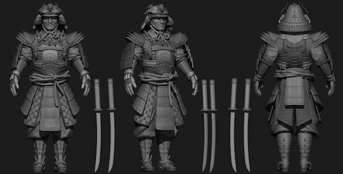 Create stl files,statues or printable character,hyper realistic ...