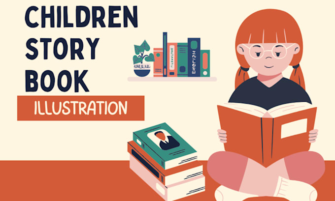 Illustrate children story book illustration, children story book cover ...