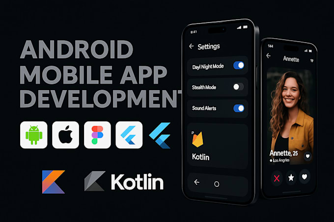 Develop an android app using kotlin and flutter by Favasvcp | Fiverr