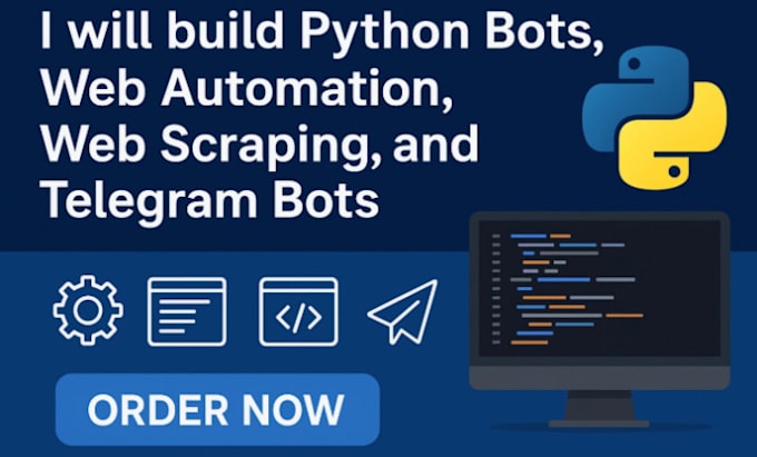 Develop python bots, automation scripts and ai automation by Hammed_xm ...