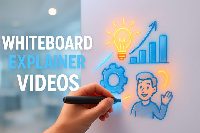 Create A Premium 2d Whiteboard Animation Doodle Explainer Video By