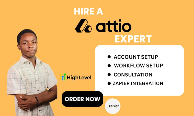 Be your attio crm expert for setup automations dashboards highlevel integration by Saviour09 ...