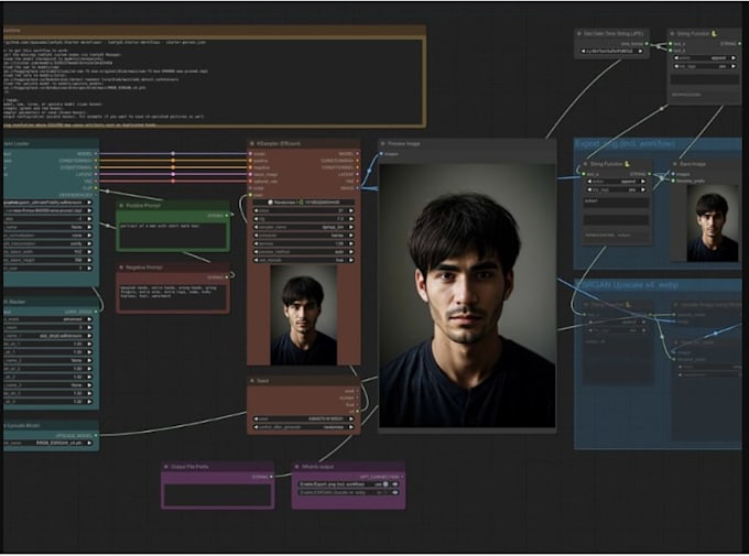 Build comfyui workflows for stable diffusion, lora training, controlnet ...