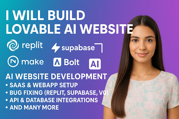 Build lovable ai website fix replit webapp bolt new saas fix v0 ai app ...