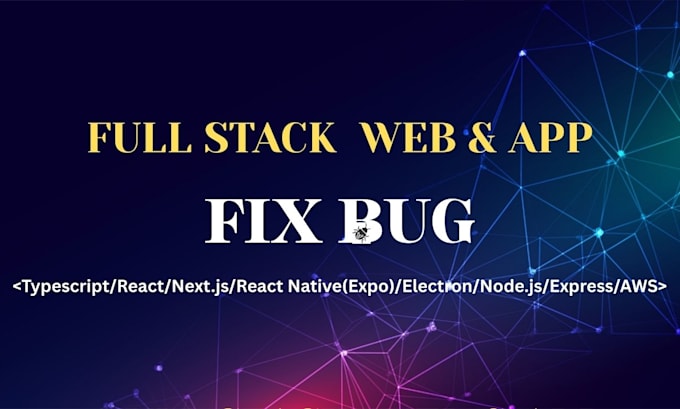 Fix bugs and errors in react, nextjs, and nodejs web apps by Jobayarr | Fiverr
