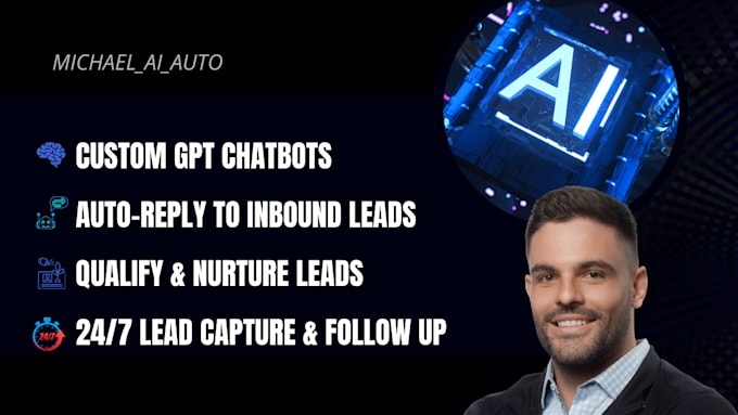 Build a custom gpt chatbot for your website or business by Michael_ai ...