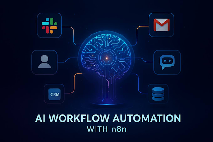Build smart n8n ai workflow automation with n8n ai agent for customer support by Victoren_ | Fiverr