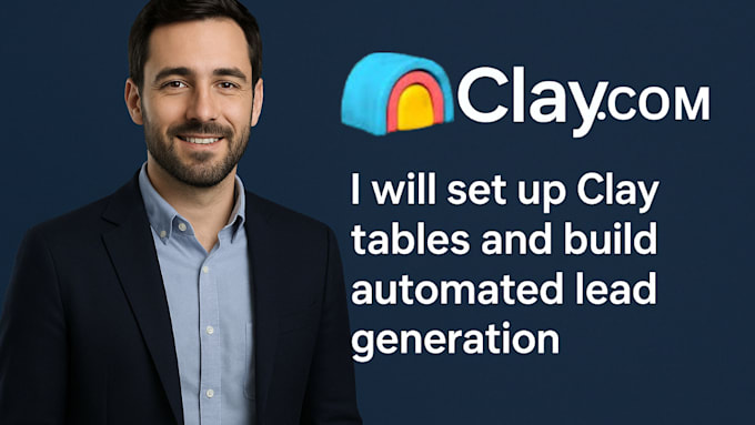 Setup and manage clay com table for lead generation and sales automation clay by Liam_thompsom1 ...