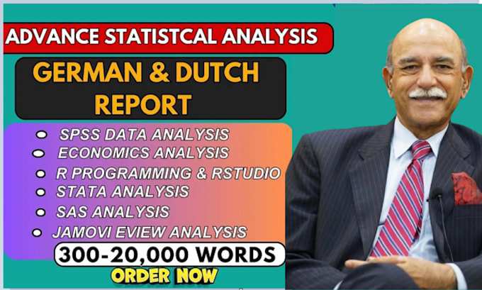 Do statistical data analysis and statistics using jmp, spss rstudio excel by Beau_william | Fiverr