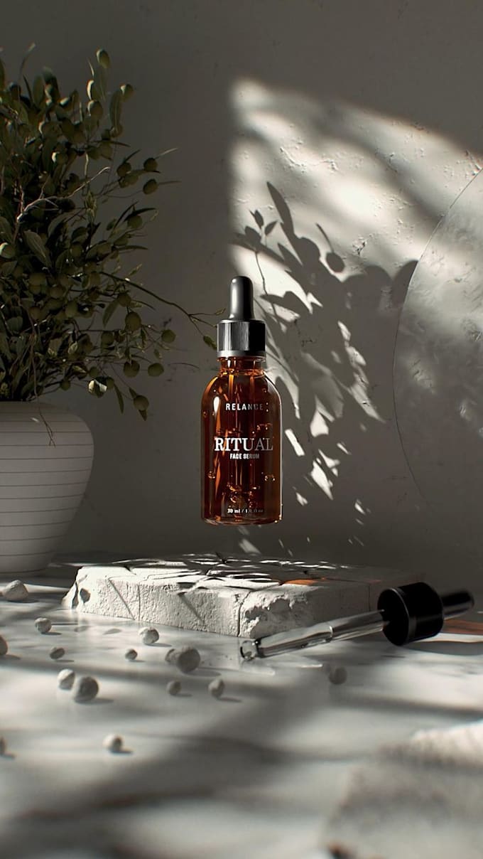 Make 3d perfume animation, 3d cosmetic animation cgi 3d product by ...