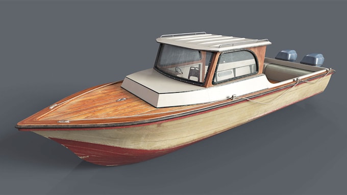 High quality realistic 3d boat animation,3d printable boat hulls,stl ...