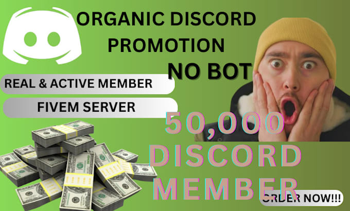 Discord server promotion discord marketing fivem server organic discord ...
