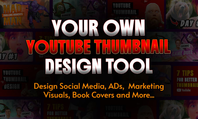 Build youtube thumbnail design tool by Birju_gurung | Fiverr