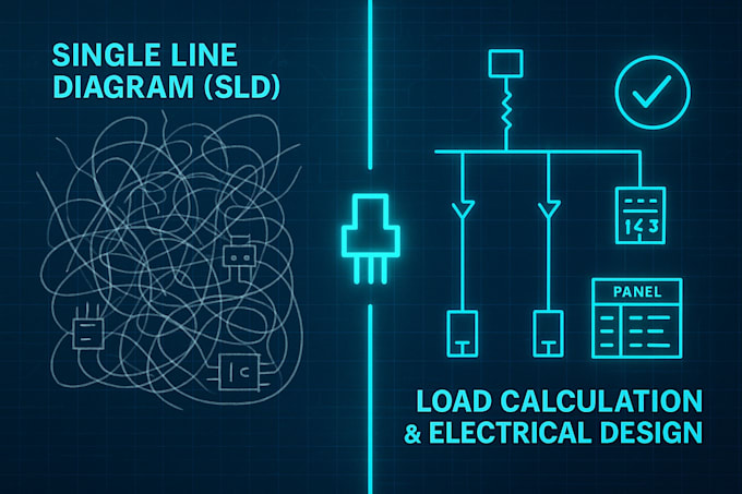 Draw single line diagram and load calculation for your electrical ...