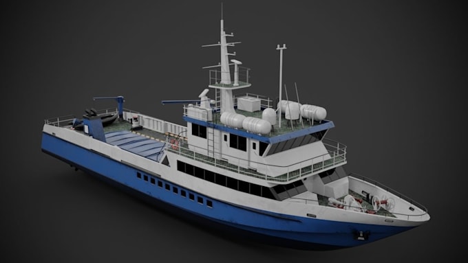 Model 3d crew boat,low poly,solid work,boat catamaran,sketchup model ...
