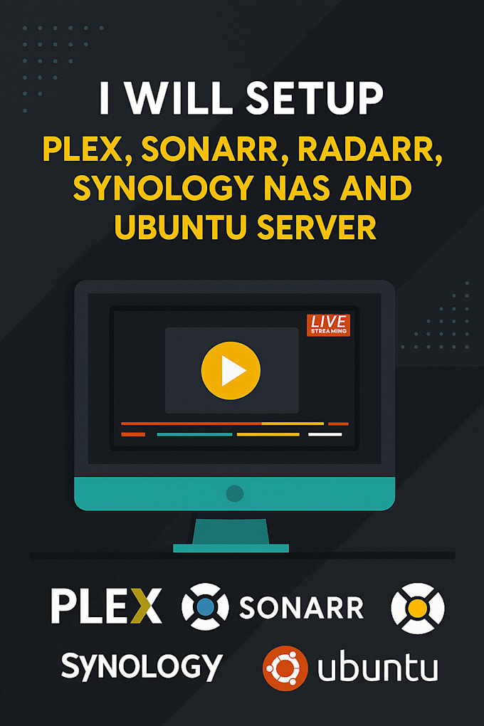 Setup plex, sonarr, radarr, synology nas and ubuntu server for media ...
