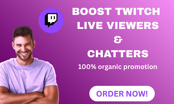 Boost twitch live viewers, twitch viewers, twitch channel promotion by ...