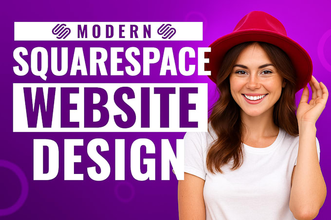 Do modern squarespace website design or redesign, website development ...