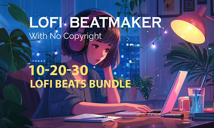 Create lofi loop animation music video with no copyrights by Nishi_pro ...