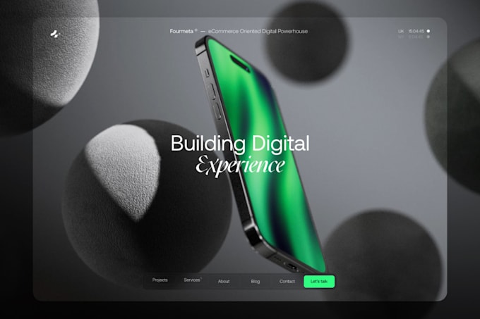 Do 3d interactive animated webflow website threejs nextjs gsap webgl ...