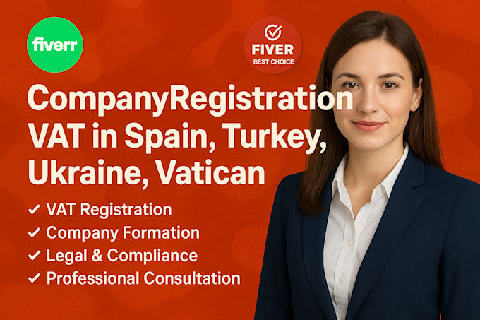Company registration and vat in spain turkey ukraine vatican by Alessia ...