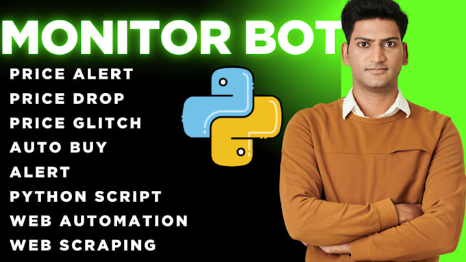 Do price monitor bot, price drop,discord alert bot, price error,price glitch bot by Wallymax38 ...