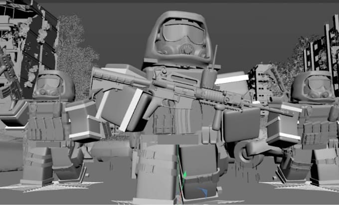 Create custom roblox 3d model with lua scripting, npc, vehicle, or ...